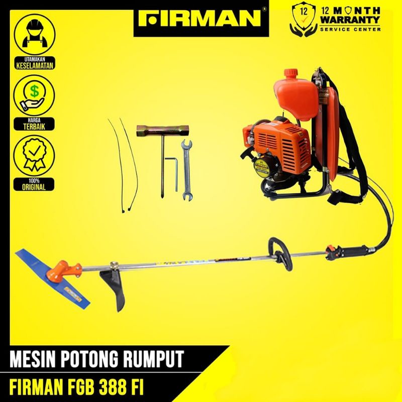 Jual Mesin Potong Rumput FIRMAN FGB388FI Brush Cutter | Shopee Indonesia