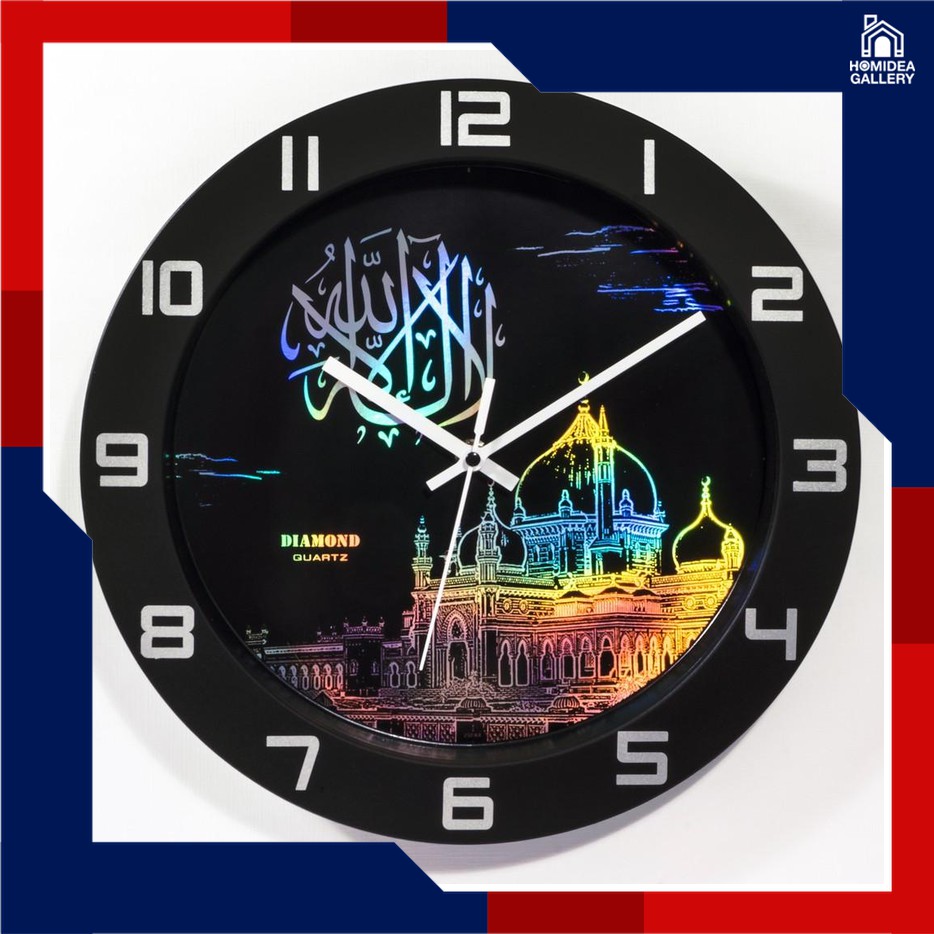 Jual Jam Dinding Diamond Muslim Series M223-K - Random | Shopee Indonesia