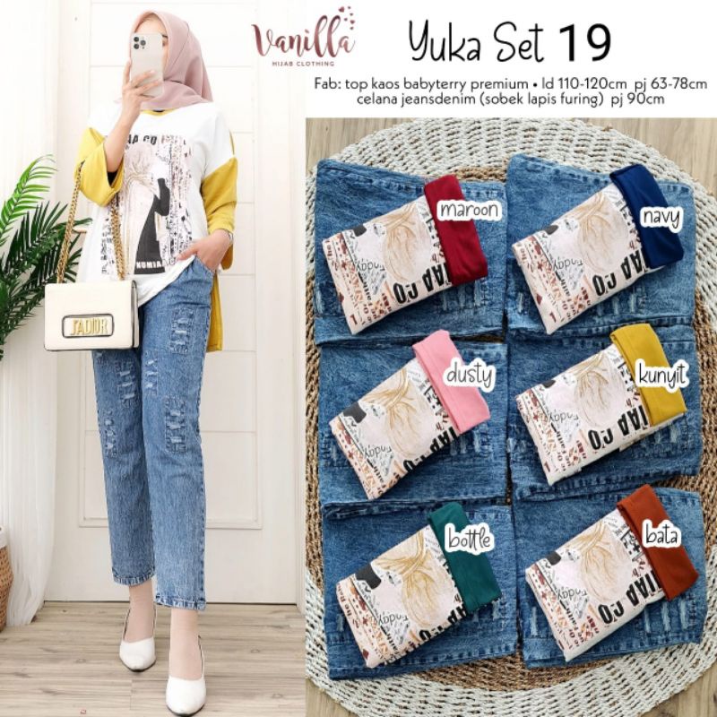 Jual yuka set#19 by vanilla | Shopee Indonesia