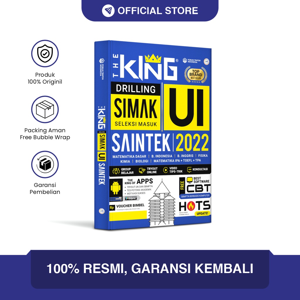 Jual Buku SIMAK UI Saintek HOTS Terbaru 2022 | Shopee Indonesia