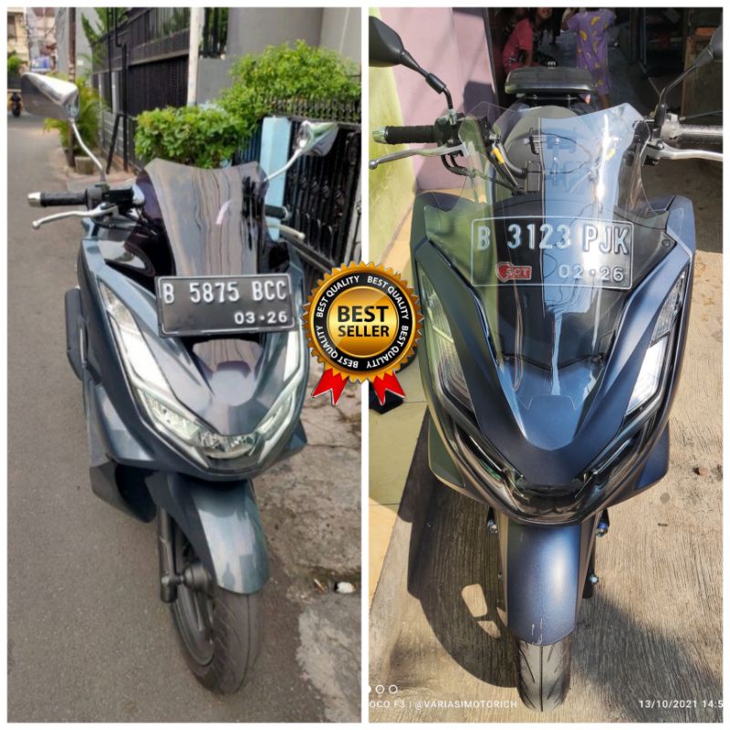 Jual visor PCX 160 windshield PCX 160 betman | Shopee Indonesia