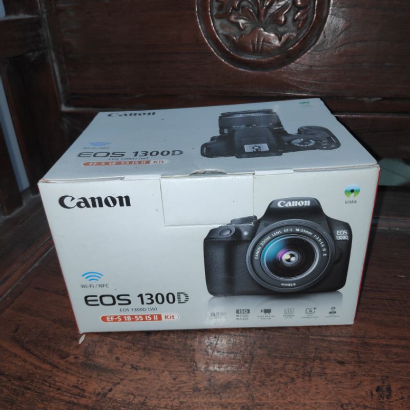 Jual box kamera canon dslr 1300d kardus mulus lengkap tidak penyok ...