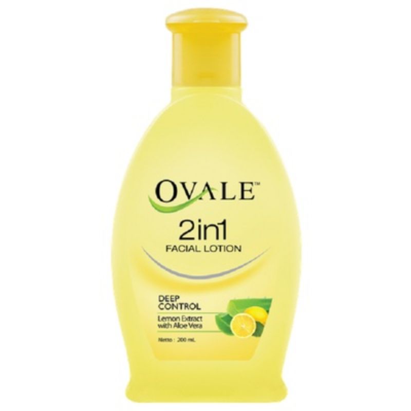 Jual OVALE 2in1 FACIAL LOTION LEMON 200ML/100ML | Shopee Indonesia