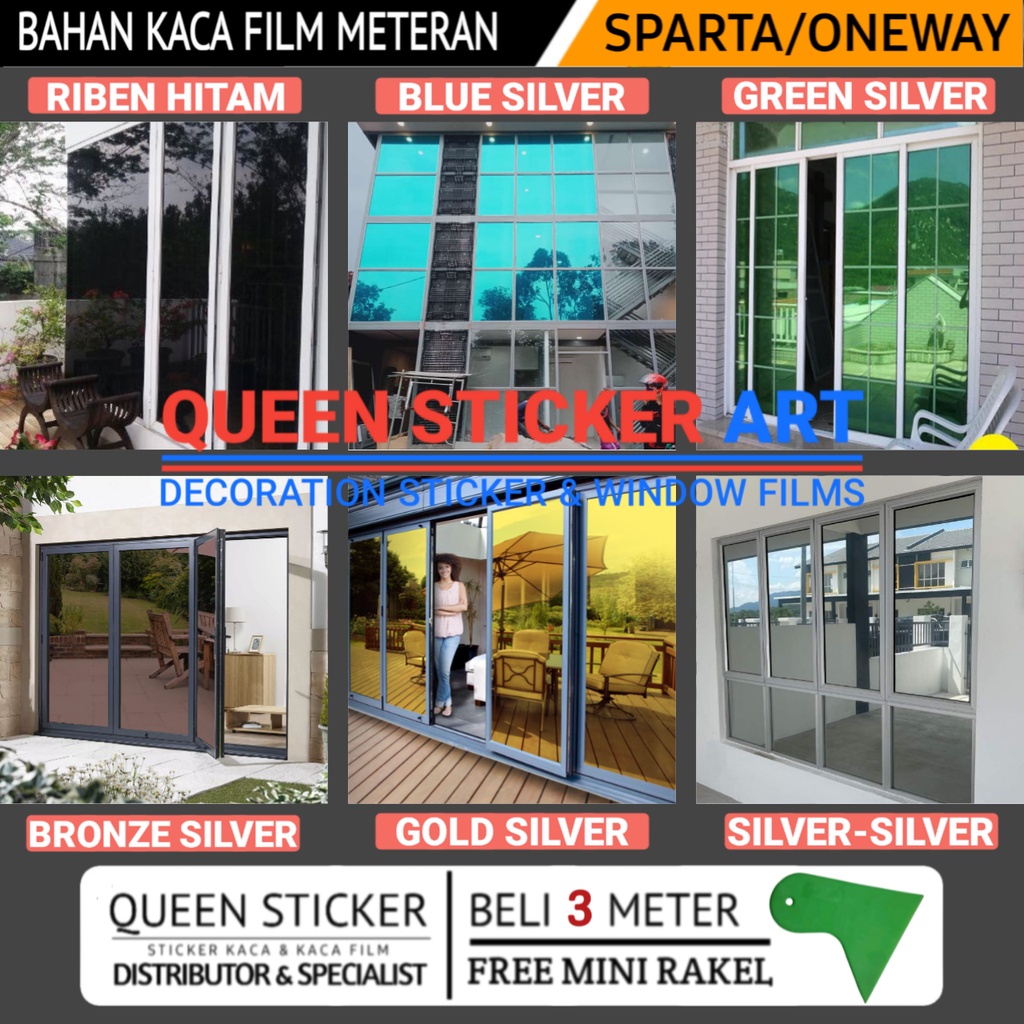 Jual KACA FILM ONE WAY CERMIN DAN RIBEN HITAM TOP QUALITY ( STIKER KACA ...