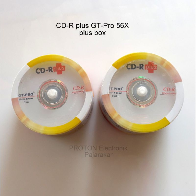 Jual CD GT-PRO 1 pack 50 pcs disc CD-R Plus box CD blank kaset kosongan GT Pro Recordable CDR-80 ...
