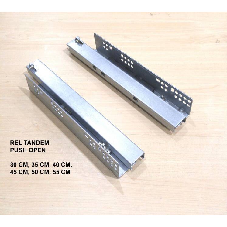 Jual Rel Laci Tandem 45cm Push Open | Shopee Indonesia