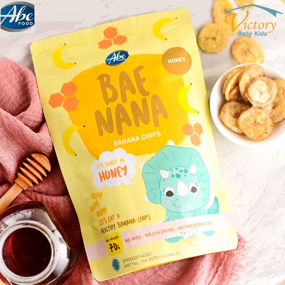 Jual Abe Food - Bae Nana Banana Chips Honey 70g | Shopee Indonesia