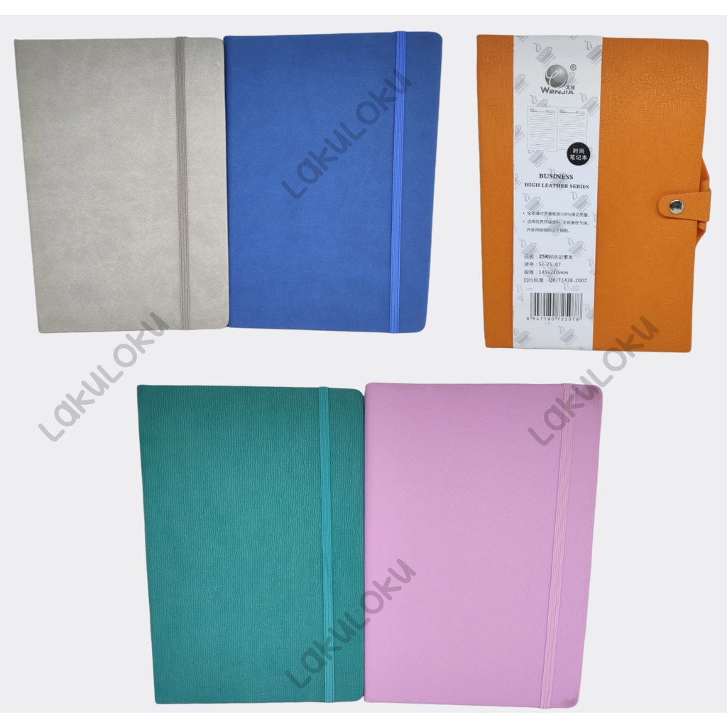 Jual Notebook / Buku Notes / Agenda A5 Fancy Tali, Sampul Kulit ...