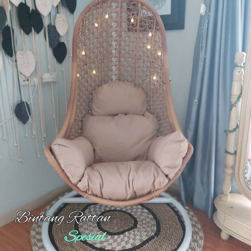 Jual Ayunan Gantung Inul Kursi Ayunan Rotan Sintetis Termurah Terlaris