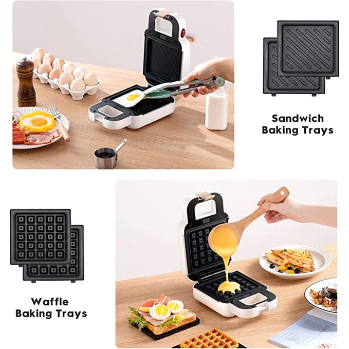 Jual Lock&Lock - WAFFLE & SANDWICH MAKER | Shopee Indonesia