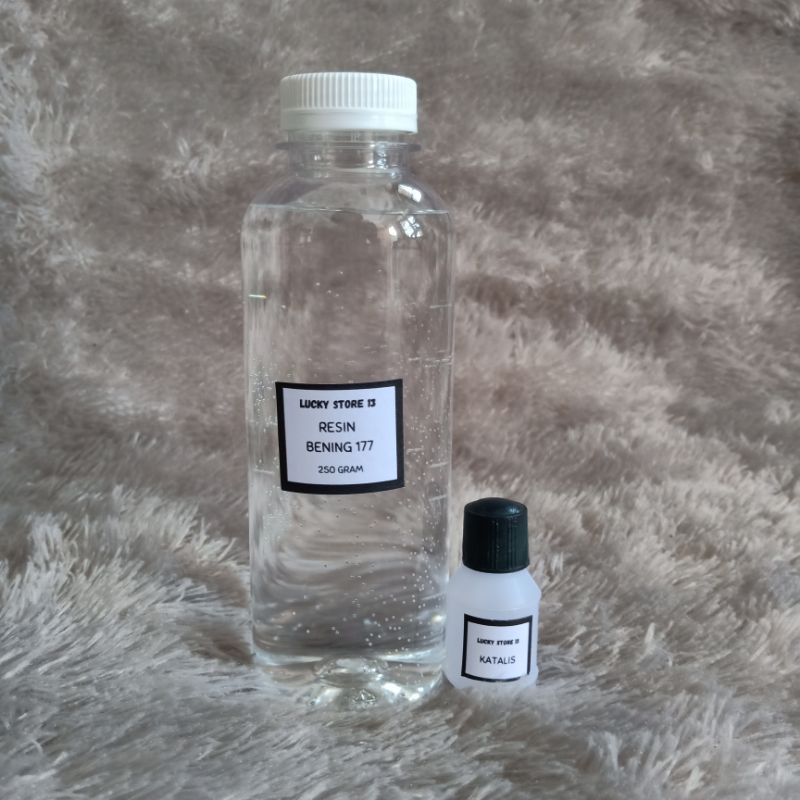 Jual RESIN BENING 177 250 gram + Katalis Kerajinan Resine Recin Recine ...