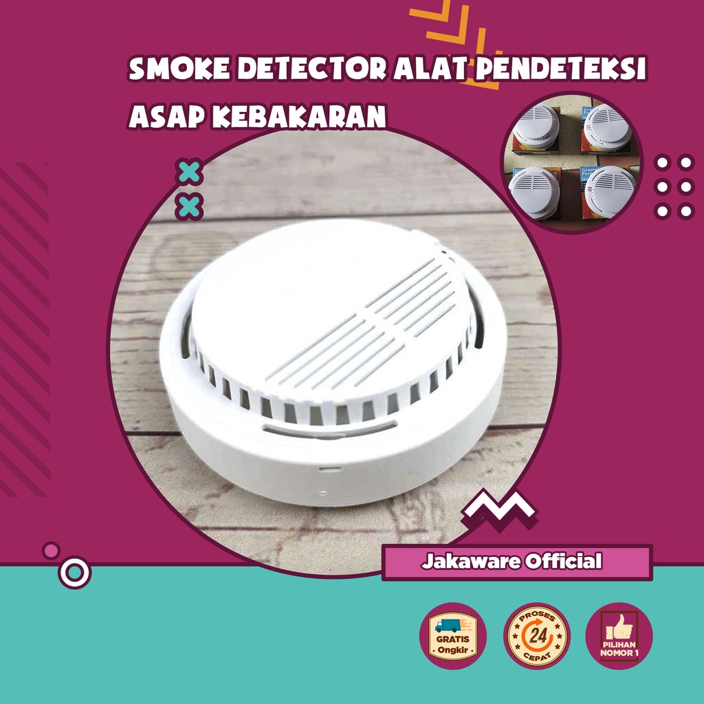 Jual SMOKE DETECTOR ALAT PENDETEKSI ASAP KEBAKARAN RUMAH GEDUNG KANTOR ...