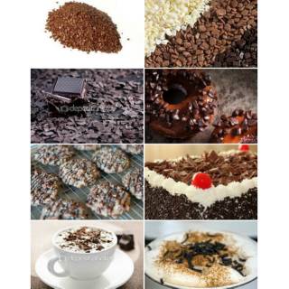 Jual Caribe Dark Flake Chocolate Coklat Hias Serpihan 250 gr Impor ...