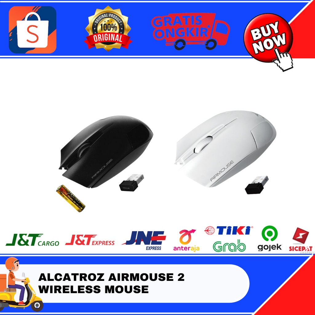 Jual MOUSE WIRELESS ALCATROZ AIRMOUSE 2 | Shopee Indonesia