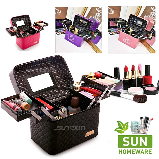 Kotak Makeup / Box Makeup / Beauty Case / Tempat Kosmetik / Kotak ...