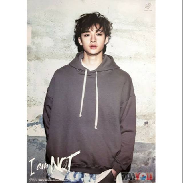 Jual STRAY KIDS POSTER OFFICIAL BANG CHAN + BONUS POSTCARD | Shopee ...