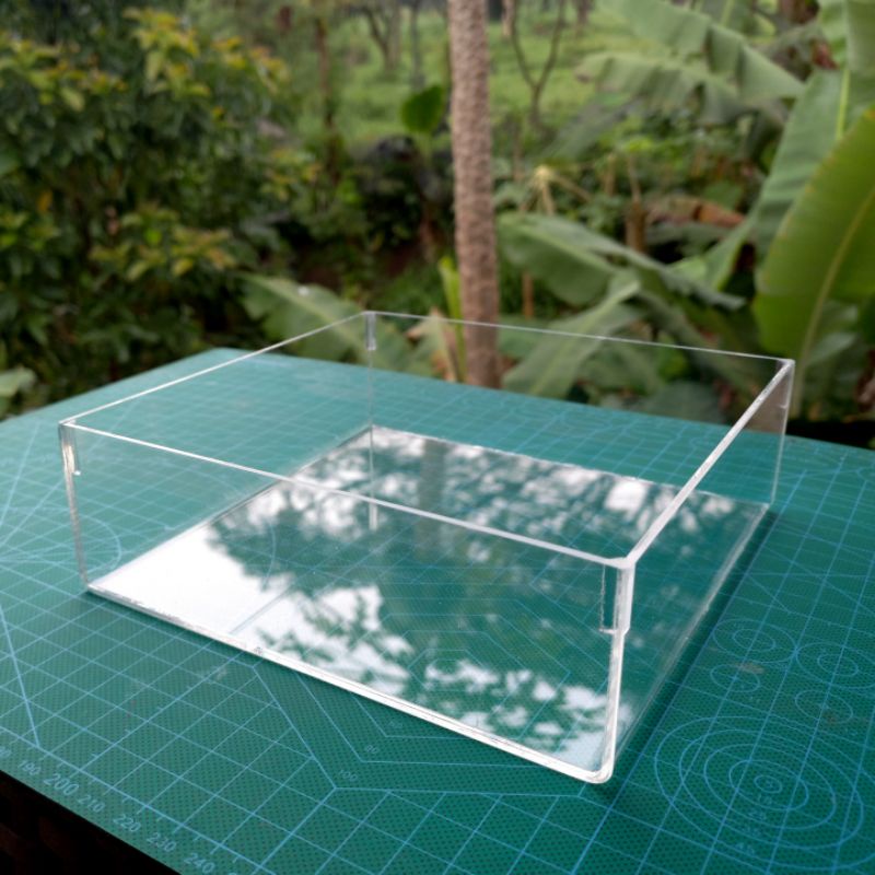 Jual kotak akrilik serbaguna Uk 16x16x5cm | Shopee Indonesia