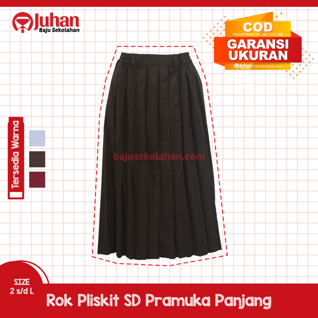 Jual Rok Sekolah SD Rok Pramuka SD Rok Pliskit Pramuka SD Rok Sd Rok ...