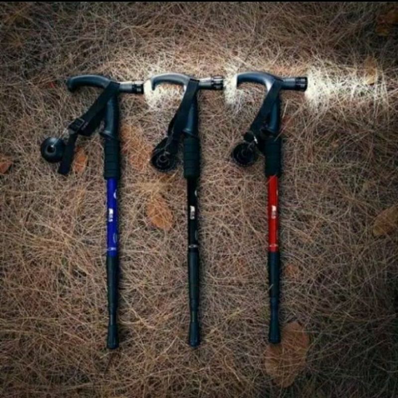 Jual TRACKING POLE SENTER TONGKAT PENDAKI GUNUNG OUTDOOR | Shopee Indonesia