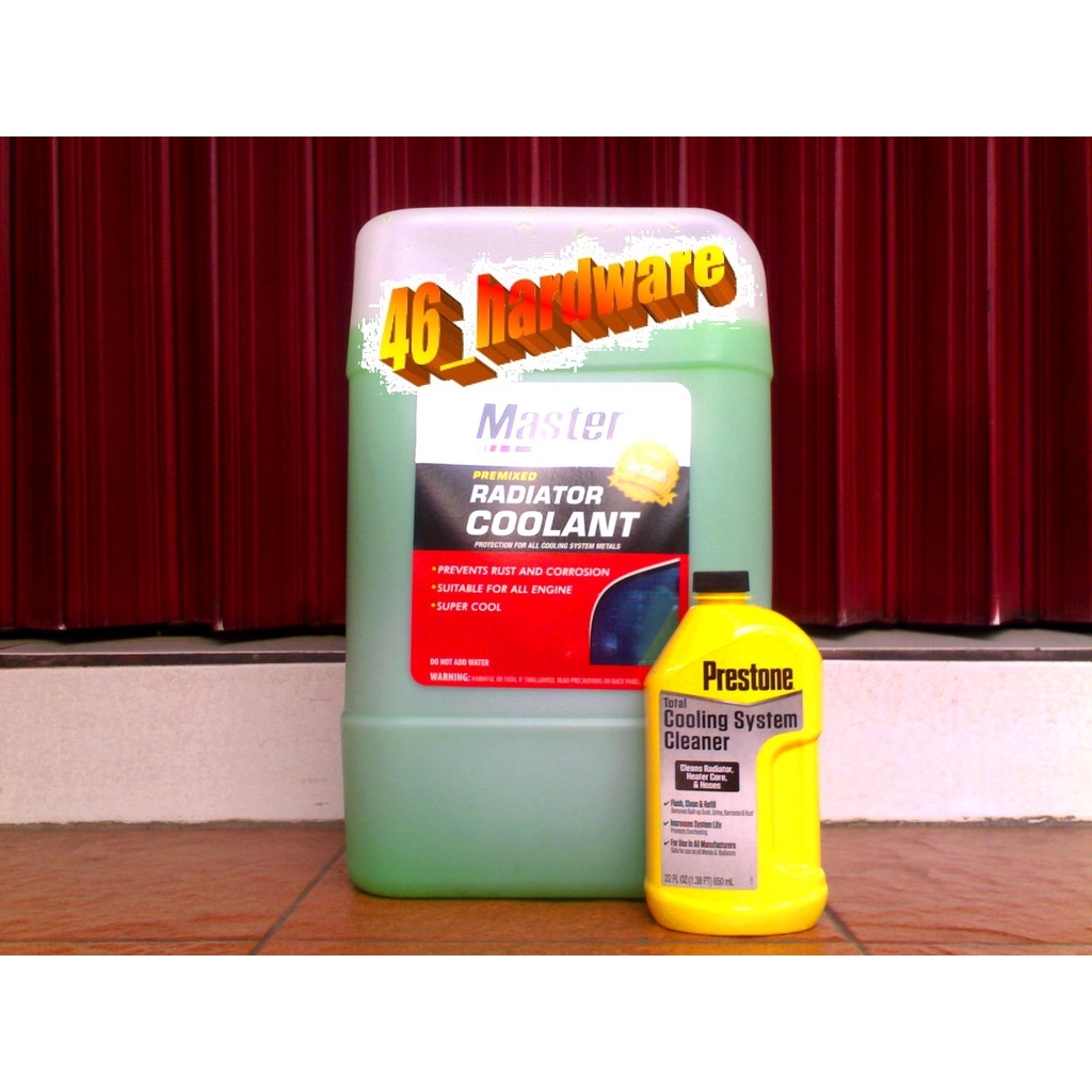 Jual MASTER RADIATOR COOLANT HIJAU 20L PRSTONE FLUSH CLEAN ALAT BERAT ...