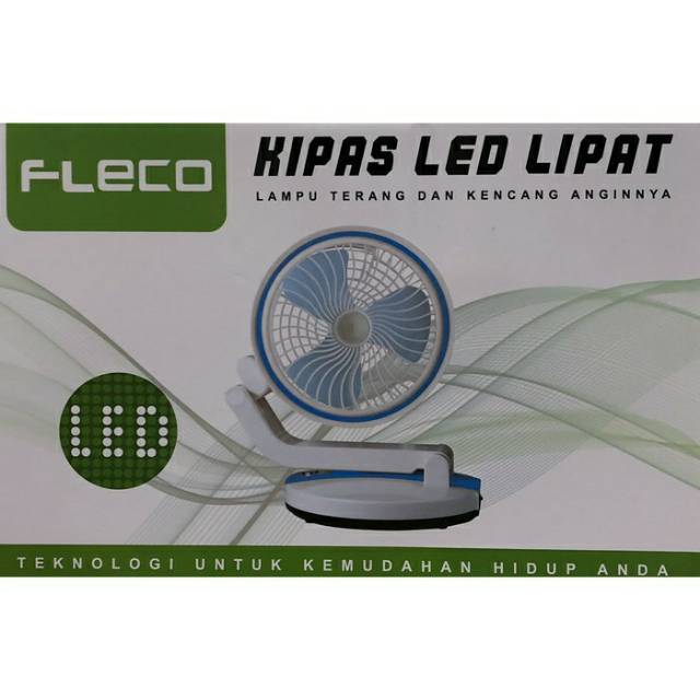 Jual Kipas Angin Led Lipat Fleco F-2018/ Kipas Lipat Led Fleco | Shopee ...