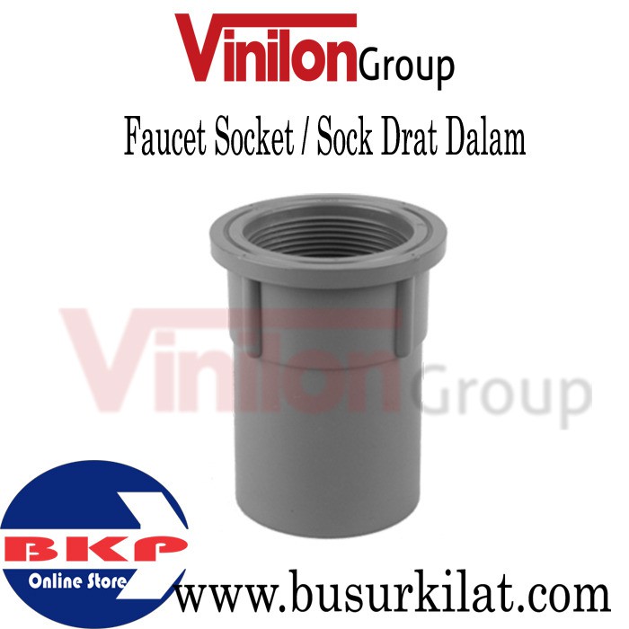 Jual SDD 1 inch PVC Vinilon AW / Sock Drat Dalam PVC Vinilon / Fitting ...