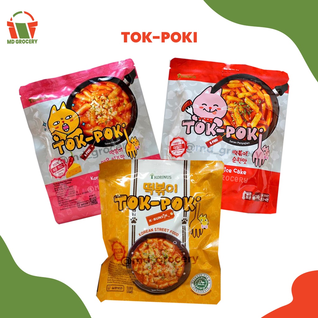 Jual Tokpoki Original | Tokpoki Mild | Tokpoki Spicy Cheese | Paket 3 ...