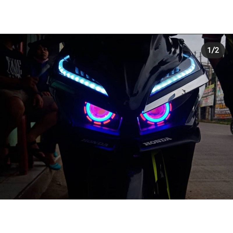 Jual Headlamp atau Reflektor Vario 125 dan 150 Projie LED Hilow ...