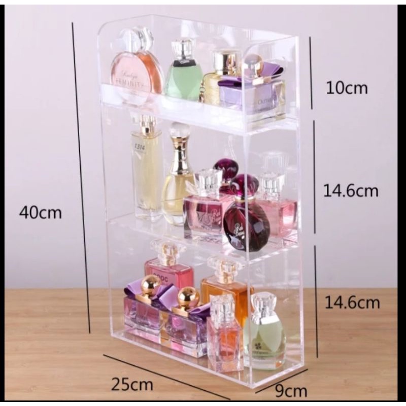 Jual Tempat parfum akrilik 3susun&2susun | Shopee Indonesia