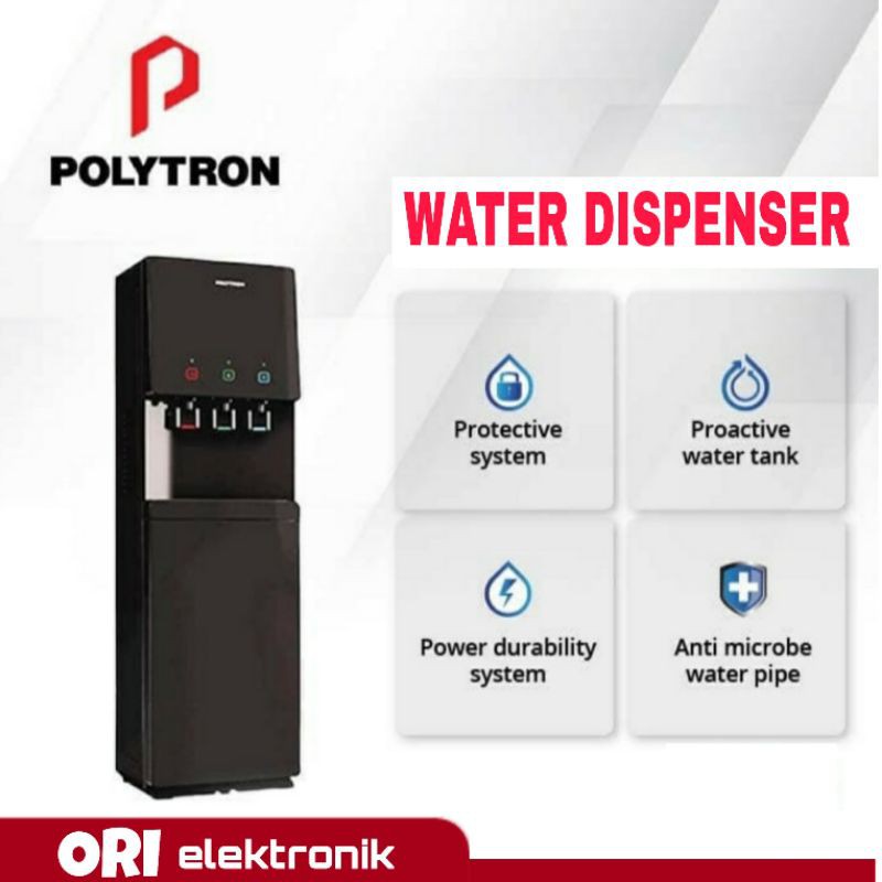 Jual POLYTRON WATER DISPENSER PWC-776 (NEW) BOTTOM LOADING | Shopee ...