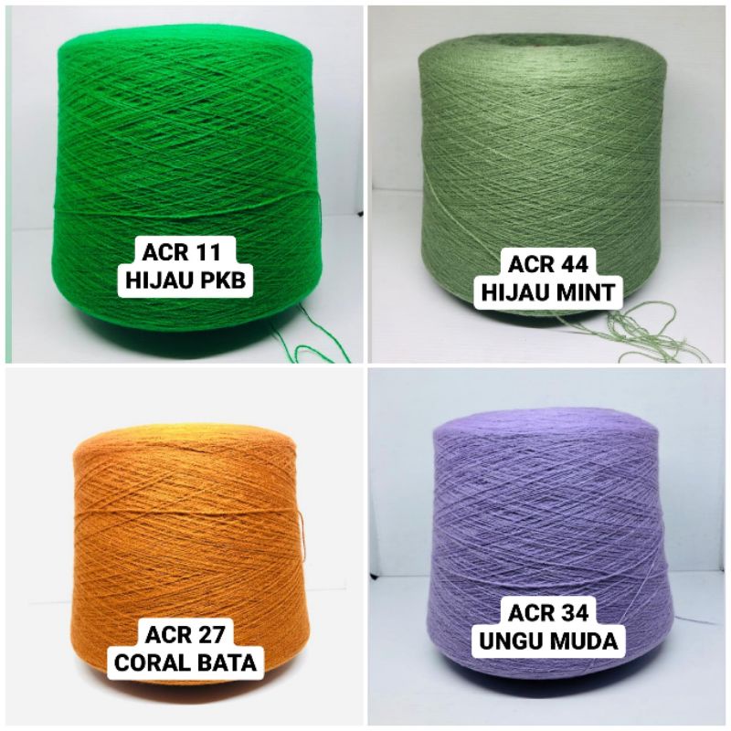 Jual Benang Rajut Acrylic 2/32 (5) Indonesia|Shopee Indonesia