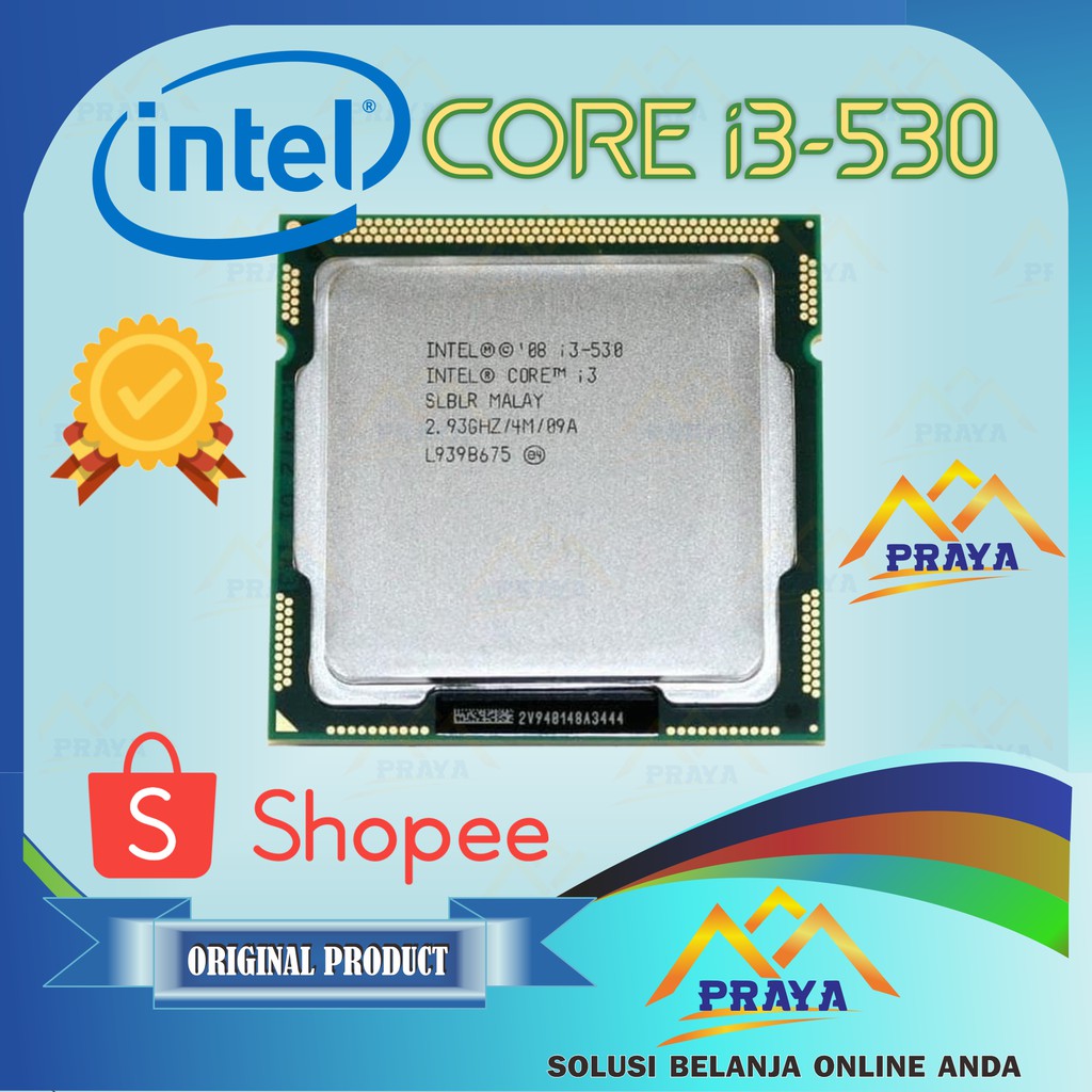 Jual PROCESSOR INTEL I3-530 CORE I3 530M LGA 1156 SOCKET | Shopee Indonesia