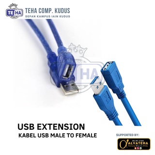 Jual Kabel Perpanjangan USB Male Female USB Extention Extender 1.5M 3M ...