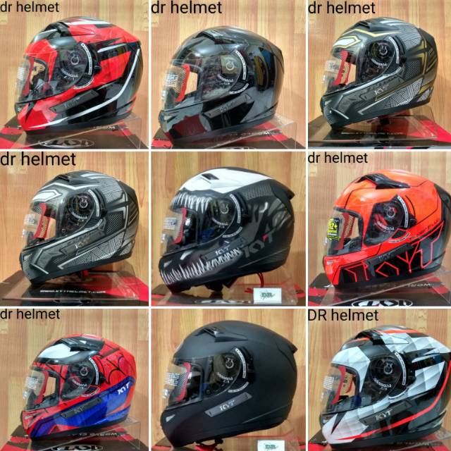 Jual Helm kyt k2r original / k2 rider / double visor | Shopee Indonesia