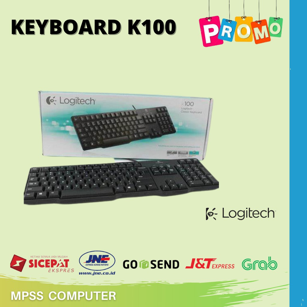 Jual KEYBOARD LOGITECH K100 | Shopee Indonesia