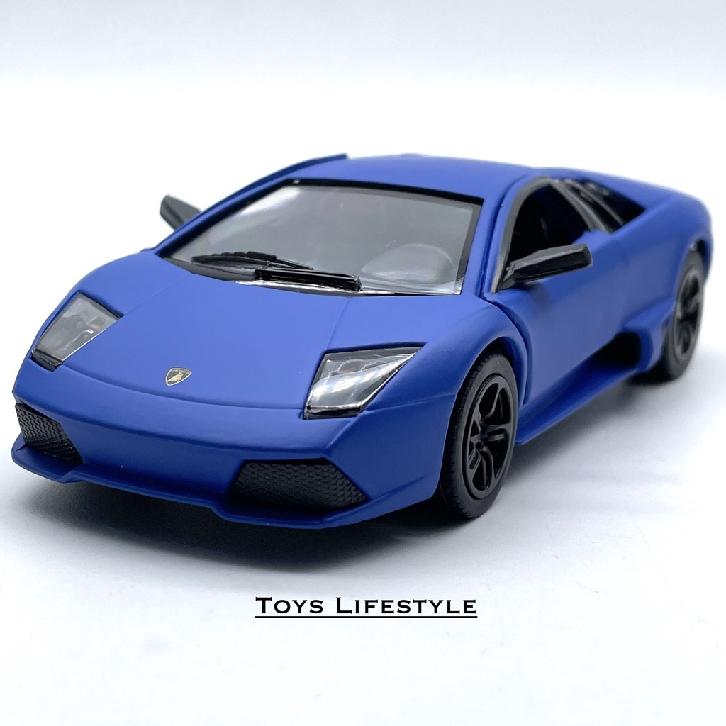 Jual Kinsmart Diecast - Lamborghini Murcielago Skala 1:32-38 (Blue ...