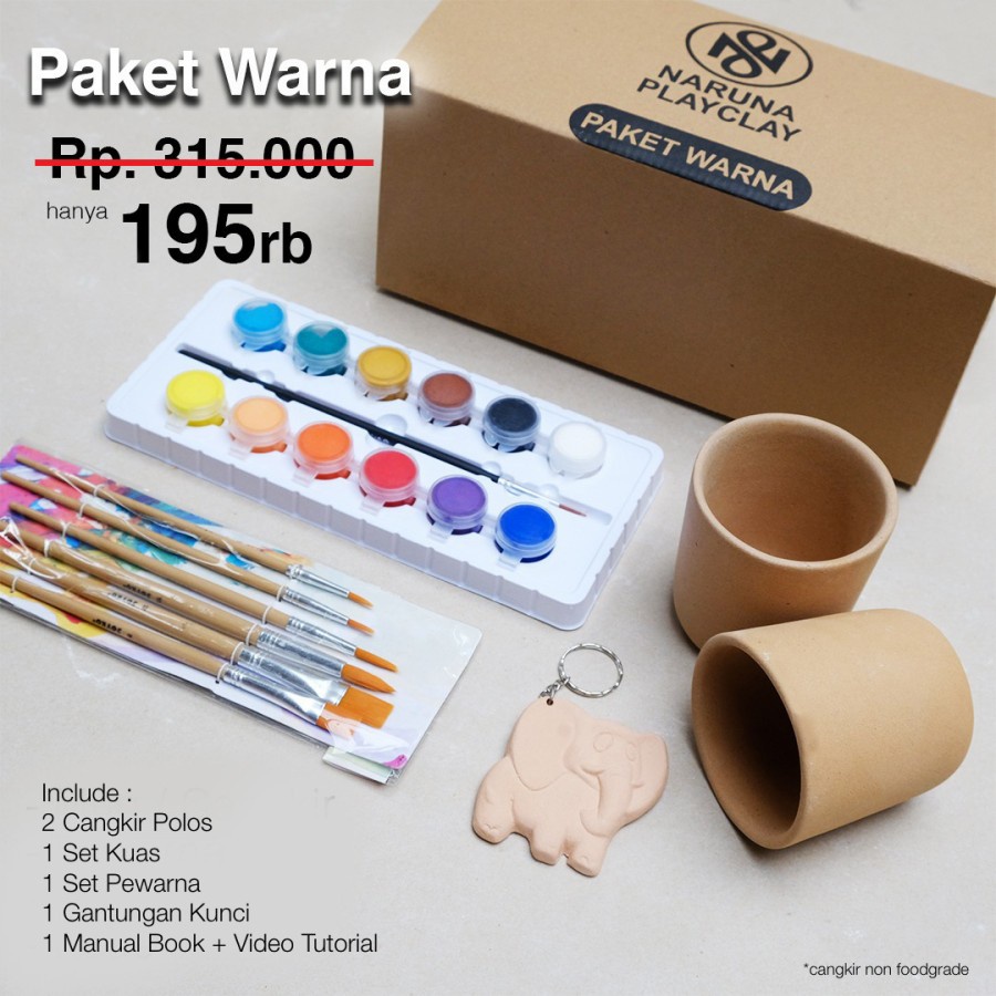 Jual Naruna Play Clay paket bermain dirumah Free Gift | Shopee Indonesia
