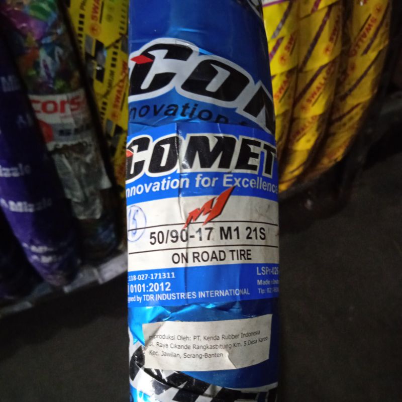 Jual Ban Luar Merk Comet, 50/90-17 M1 KING OF DRAG, Non Tubeless ...