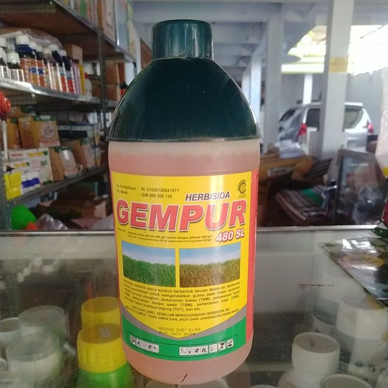 Jual herbisida / obat rumput gempur 480sl kemasan 1 liter | Shopee ...
