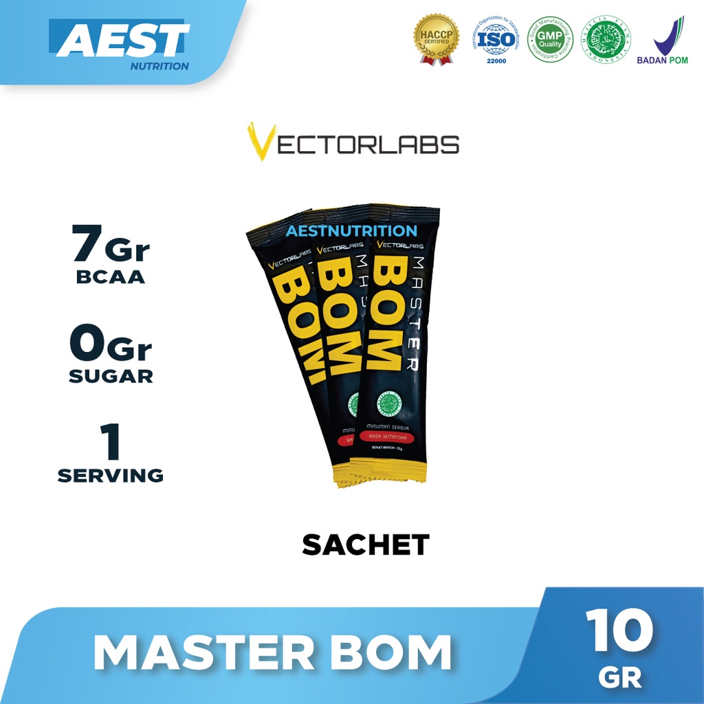 Jual Vectorlabs Master BOM Kemasan 1 Sachet BCAA Protein Indonesia ...