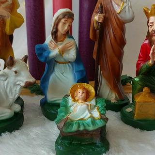 Jual Patung Set Natal 20cm/Goa Natal/Nativity Set/Kado Natal/Hadiah ...