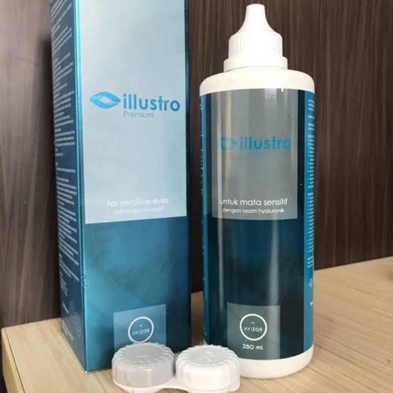 Jual Water Solution / Cairan Softlense Illustro Premium 350ml ...