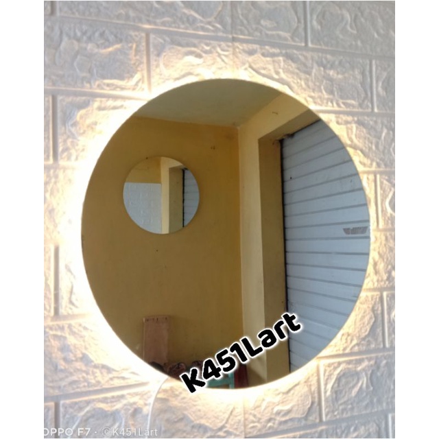 Jual Cermin LED Diameter 60cm/Cermin Kamar Mandi/Cermin Wastafel ...