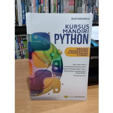 Jual buku kursus mandiri python menjadi programmer python dalam 5 tahap ...