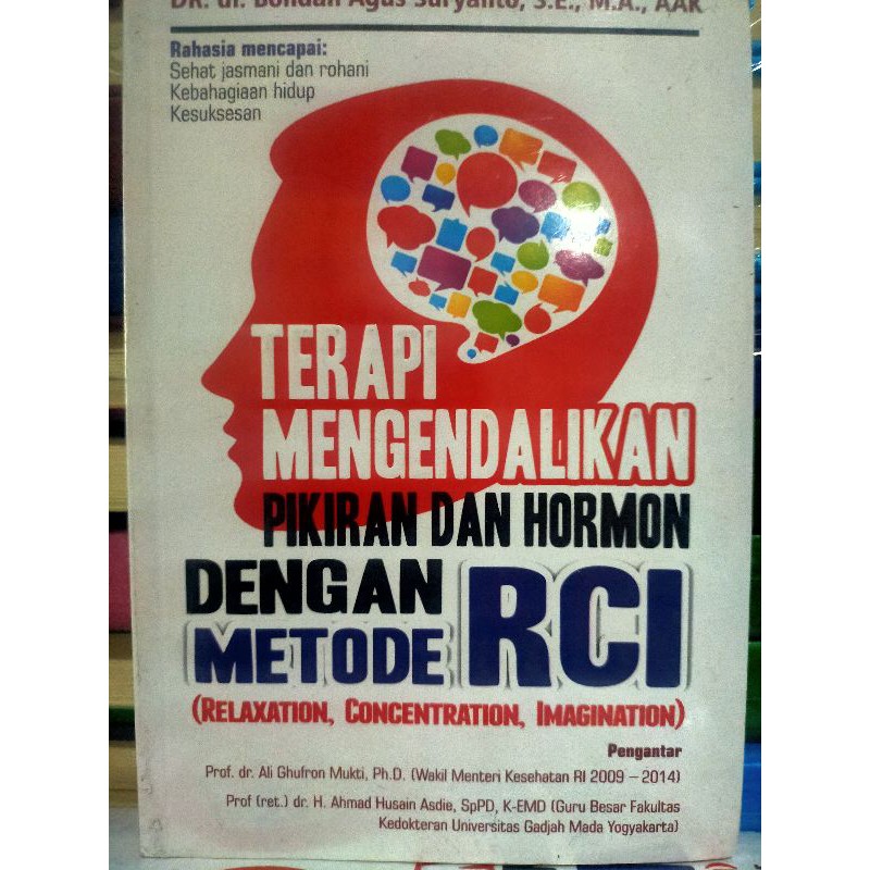 Jual TERAPI MENGENDALIKAN PIKIRAN DAN HORMON DENGAN METODE RCI | Shopee ...
