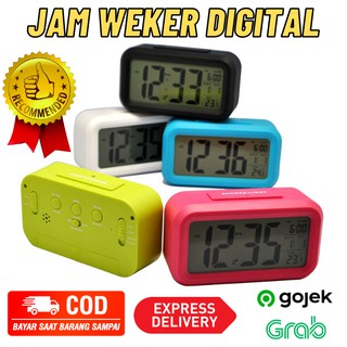 Jual Jam Weker Digital / Jam Meja LCD Digital / Digital Smart Alarm ...