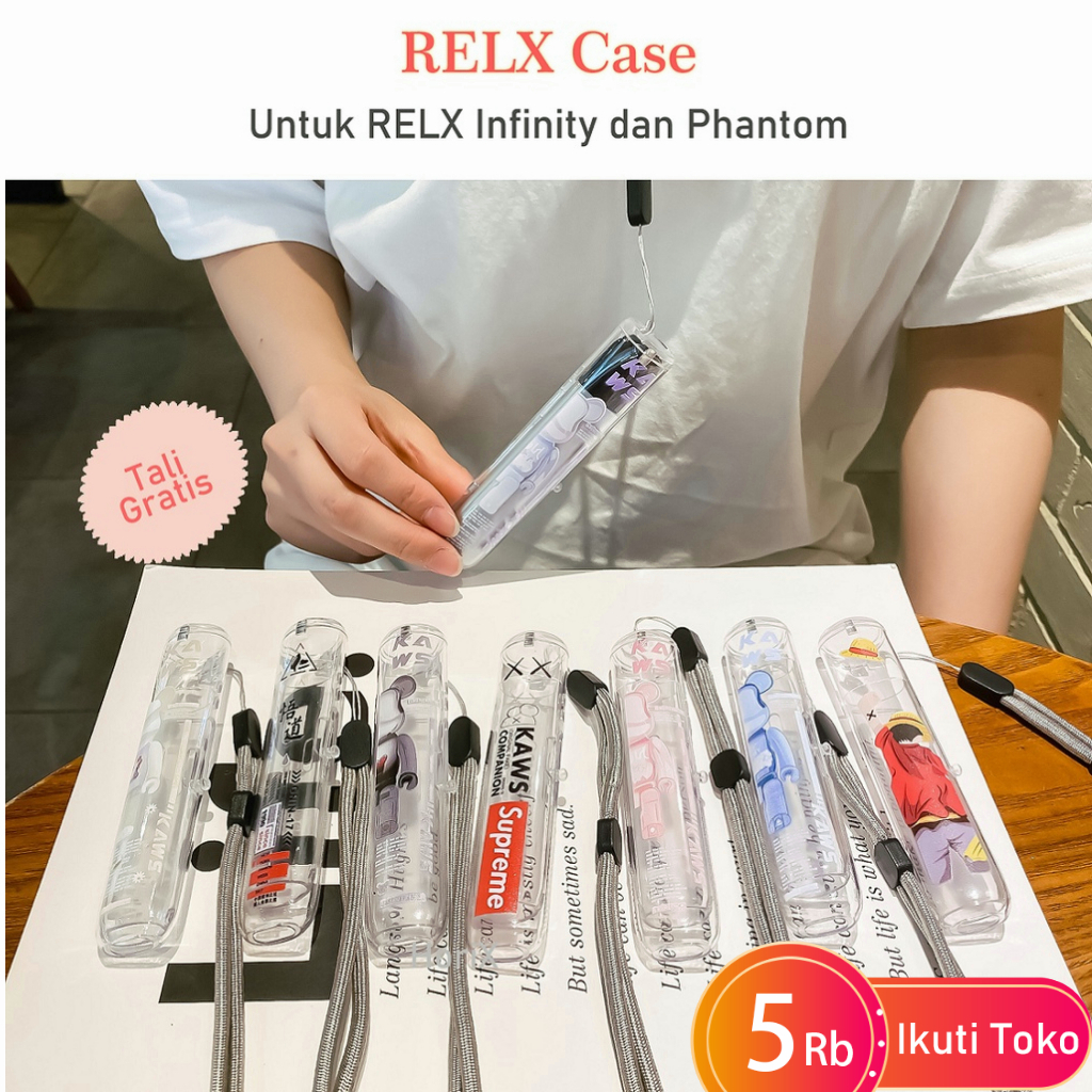 Jual RELX Case transparan Casing Untuk RELX Infinity dan Phantom yg dpt ...