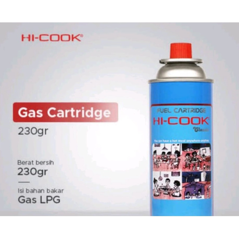 Jual Gas HI-COOK 230 Gr/Btl | Shopee Indonesia