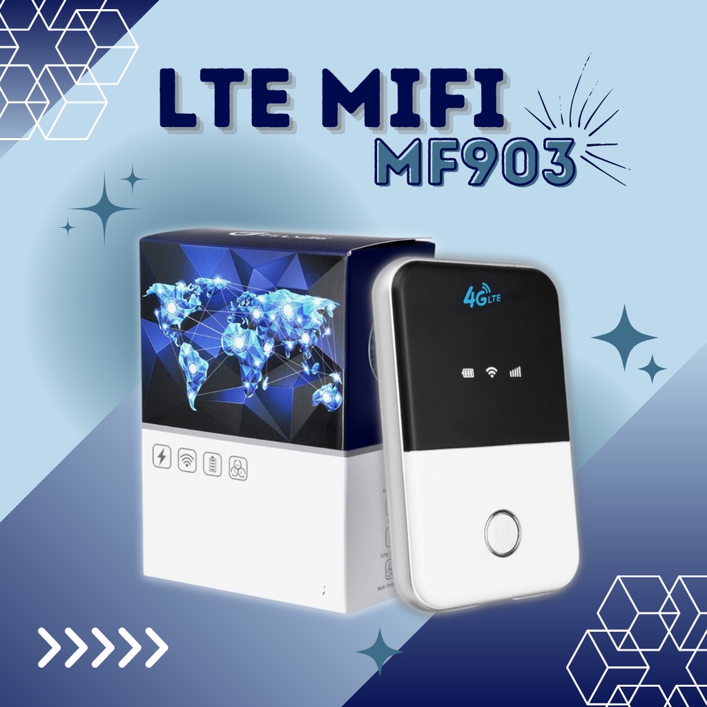Jual Modem Mifi 4G LTE MF903 Wireless Mobile WiFi Router Pocket Outdoor ...