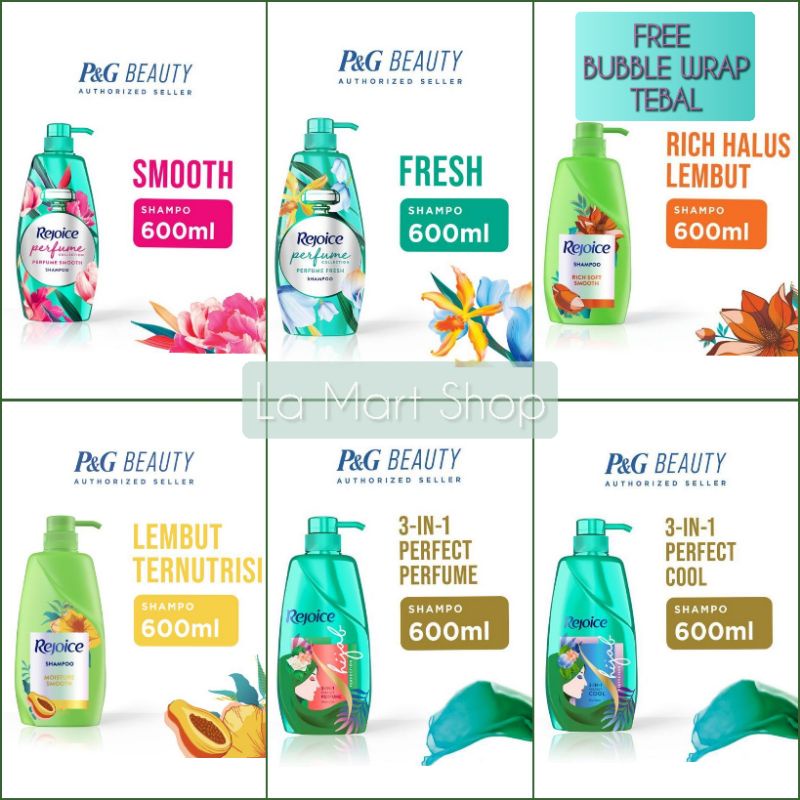 Jual Shampoo Rejoice 600ML Shampoo Rejoice Rich Halus Lembut 600ML Shampoo Rejoice Lembut ...